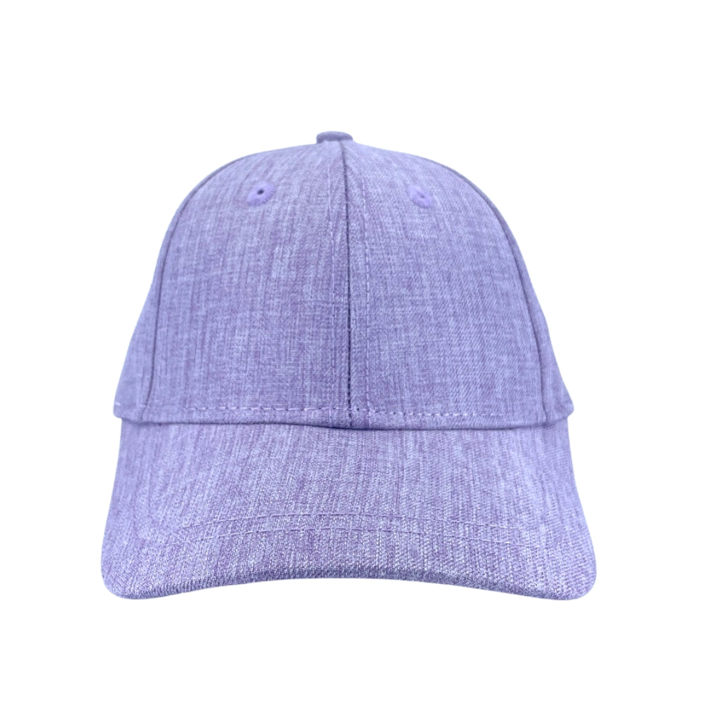 Lilac Baseball Cap – Purple Textured Hat for Kids & Adults - 3 Sizes ...