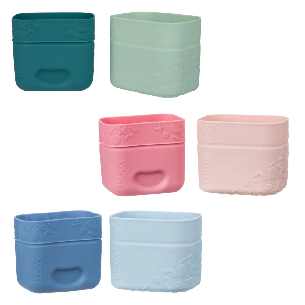B.BOX SILICONE SNACK CUPS - 3 COLOURS – Little Renegade Company