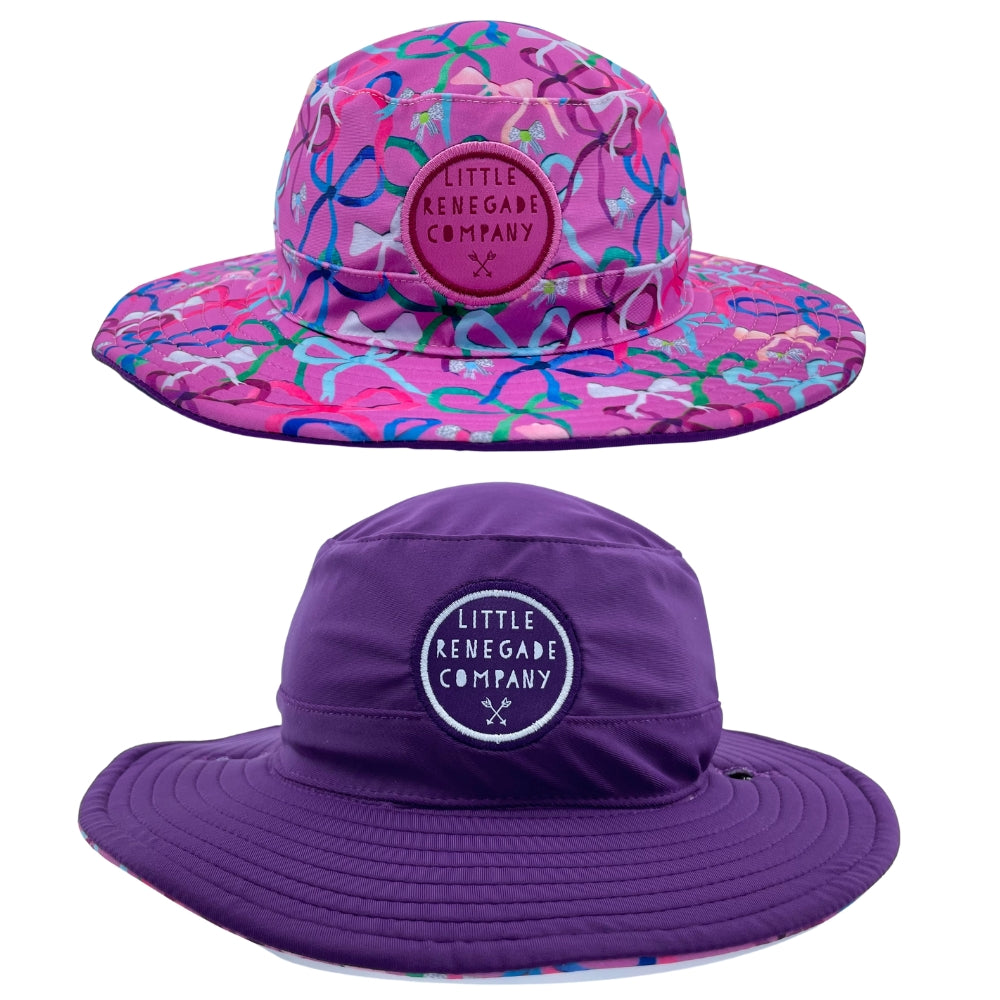 Lovely Bows Reversible Swim Hat – UPF 50+ Hat by Laura Blythman ...