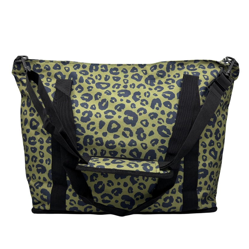 Piper Large Tote Bag – Leopard Print Mum Bag with Wet Bag & Mesh Base ...