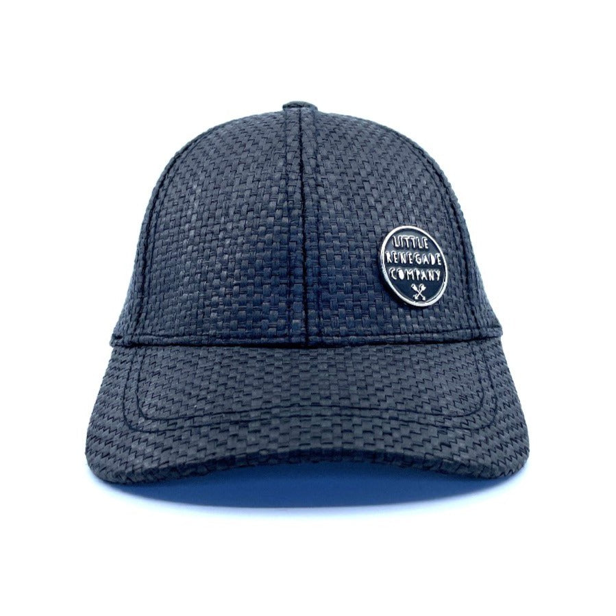 Cabo Baseball Cap – Black Straw Style for Kids & Adults - 3 Sizes ...