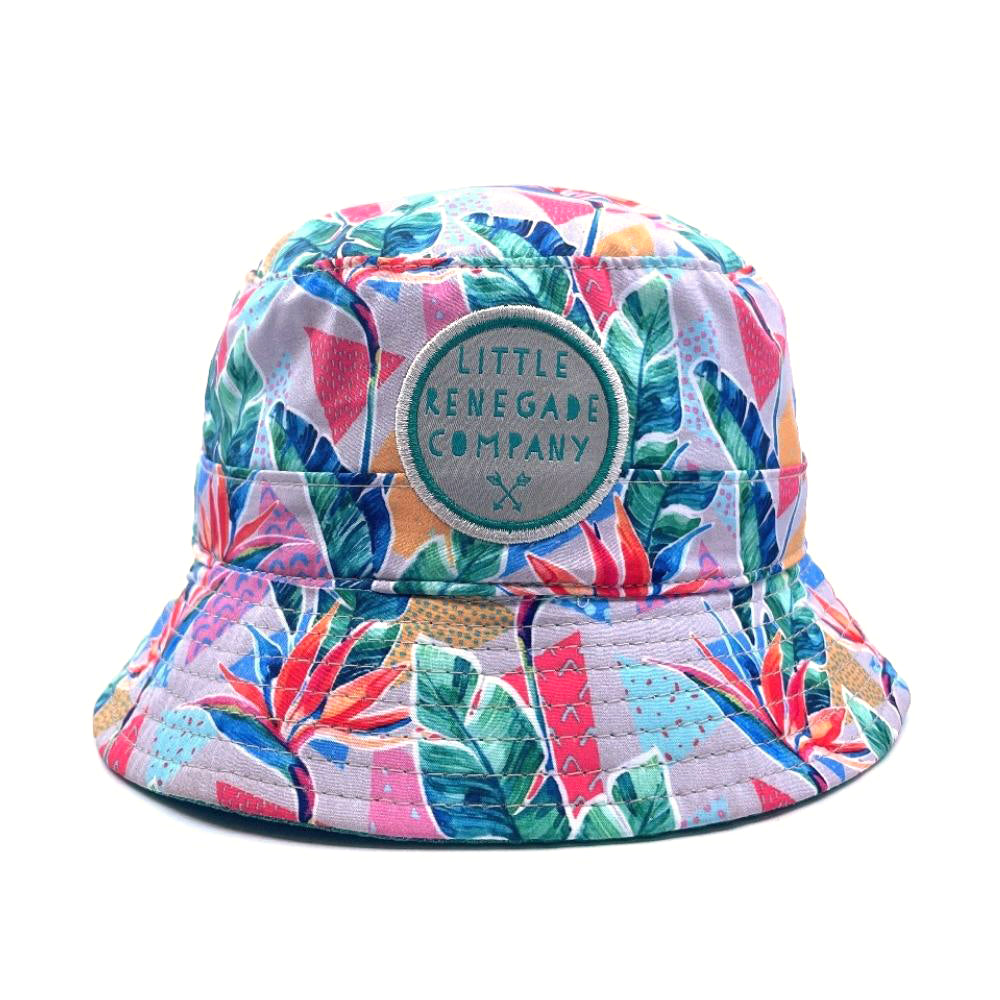 PARADISE REVERSIBLE BUCKET HAT - 4 Sizes – Little Renegade Company